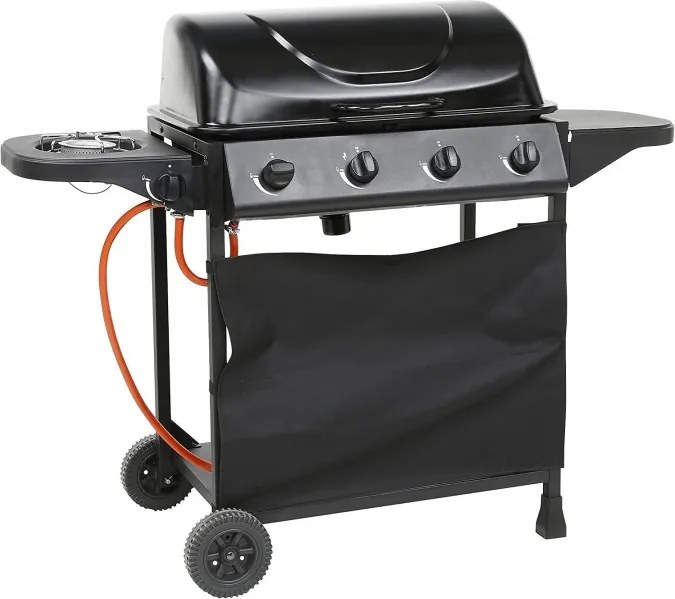 Grill Master Čtyřhořákový plynový gril WM-094060 černý