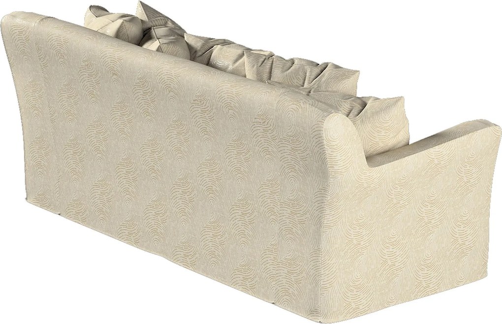 Potah na pohovku IKEA Tomelilla 3-místná nerozkládací barva béžová látka lesklé, pletený vzor, vzorované