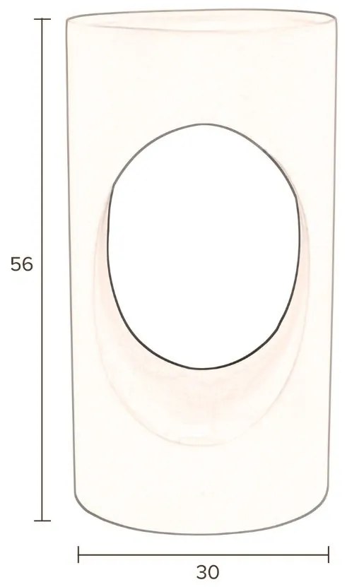 Černý kovový odkládací stolek DUTCHBONE SAI 30 cm