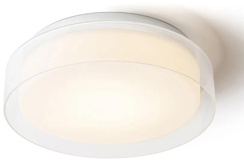 RENDL R13685 VENICE LED přisazené svítidlo, koupelnová IP44 čiré sklo/opálové sklo/chrom