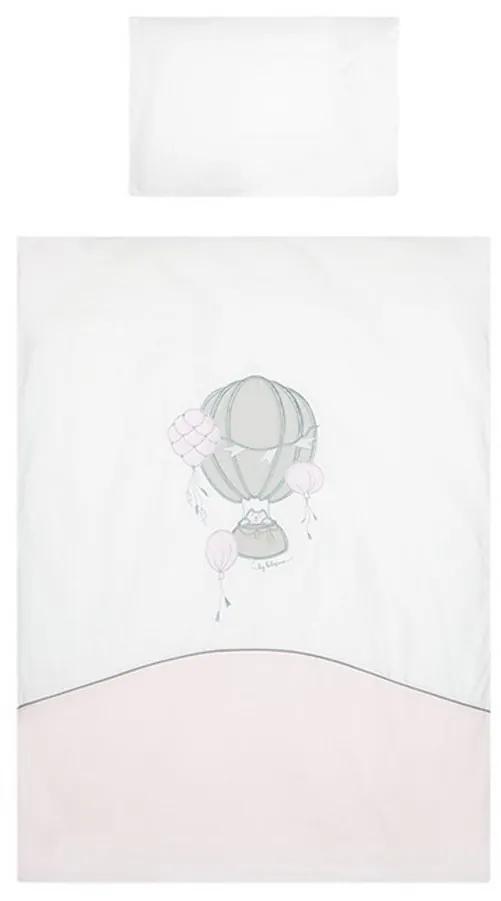 3-dílné ložní povlečení Belisima Ballons 90/120 růžové Barva: Růžová