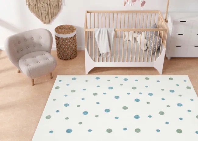Koberec Lima 9581A krémový / modrý