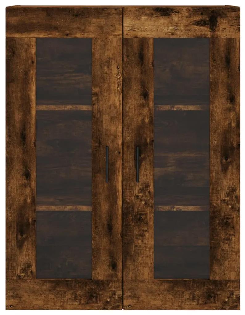 Skříň highboard kouřový dub 69,5 x 34 x 180 cm kompozitní dřevo,  3198742