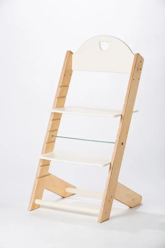 Lucas Wood Style rostoucí židle MIXLE -  přírodní/béžová rostoucí židle MIXLE: bez motivu