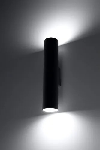 Nástěnné svítidlo SOLLUX Lagos 2 GU10 2x40W bez zdroje SL.0330 černá
