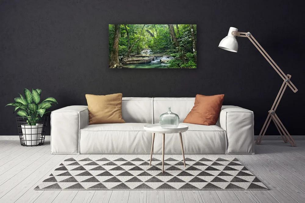 Obraz na plátně Lesní Les Příroda 140x70 cm