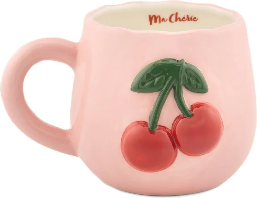 Světle růžový hrnek Cherry – Sass & Belle