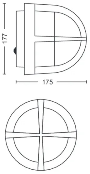 Philips 17380/30/PN - Venkovní nástěnné svítidlo MYGARDEN ASTILBE 1xE27/42W/230V IP44