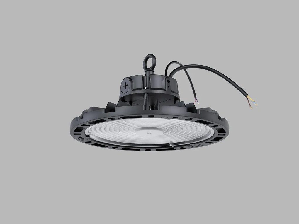 LED2 3450753DA AKCE - LED2 Závěsné svítidlo HBAY PRO 0-10V 100-200W 3000K/4000K/5000K IK08 IP65 černá - LED2 Lighting