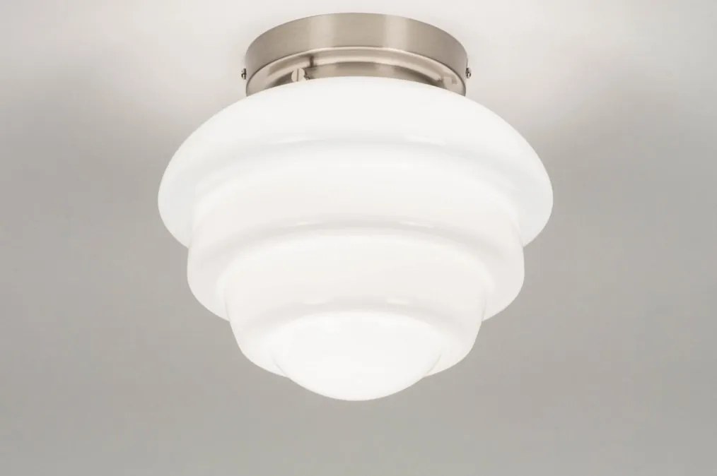 Stropní skleněné designové svítidlo Art Deco MN