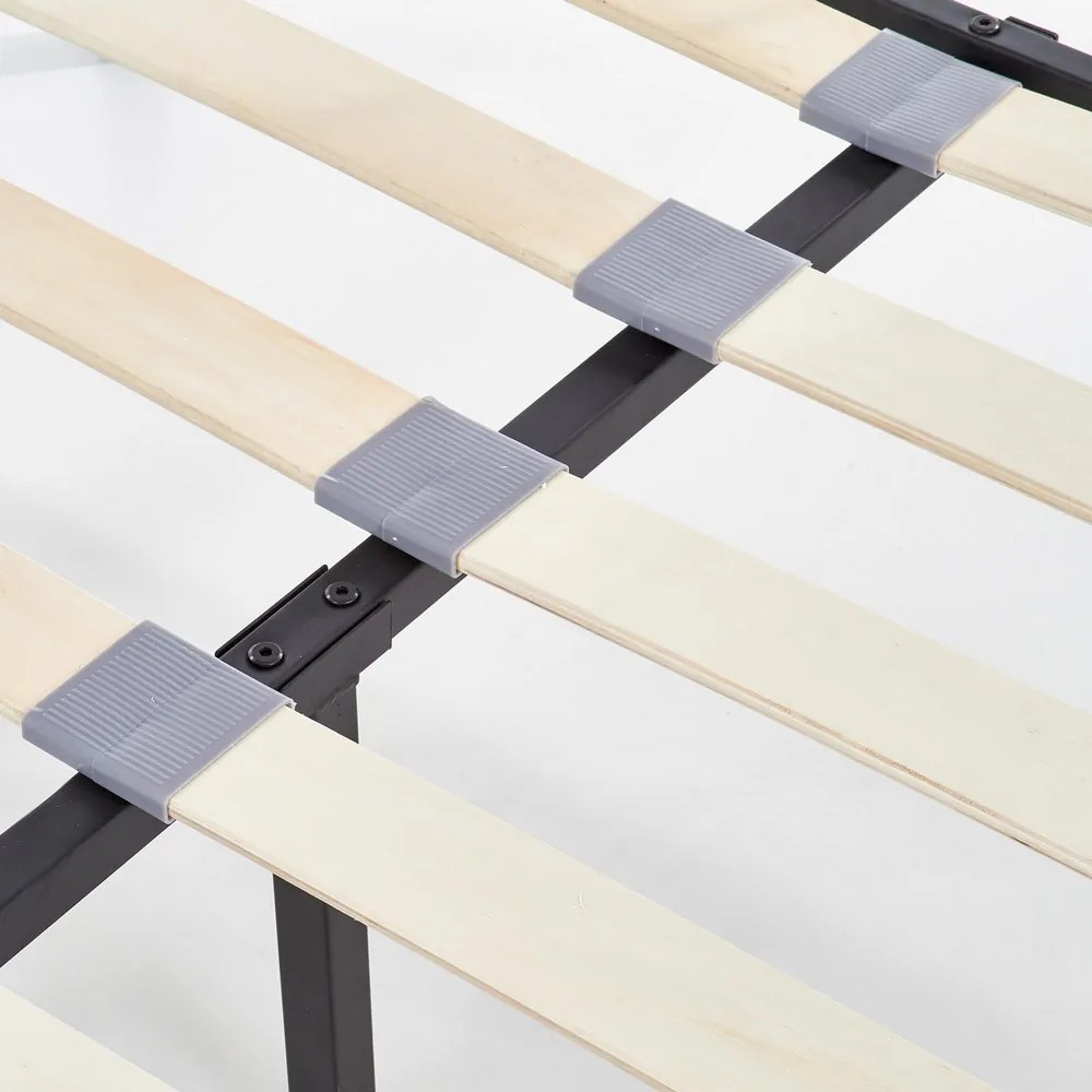 Postel Linda 120 cm, černá