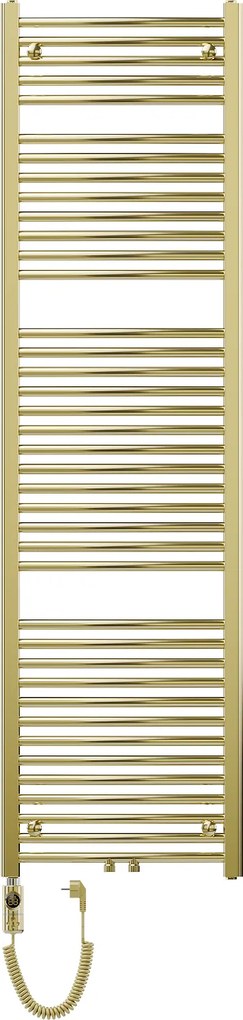 Mexen Ares, elektrické topné těleso 1800x500 mm + topná tyč 900 W, zlatá lesklá, W102-1800-500-2900-50