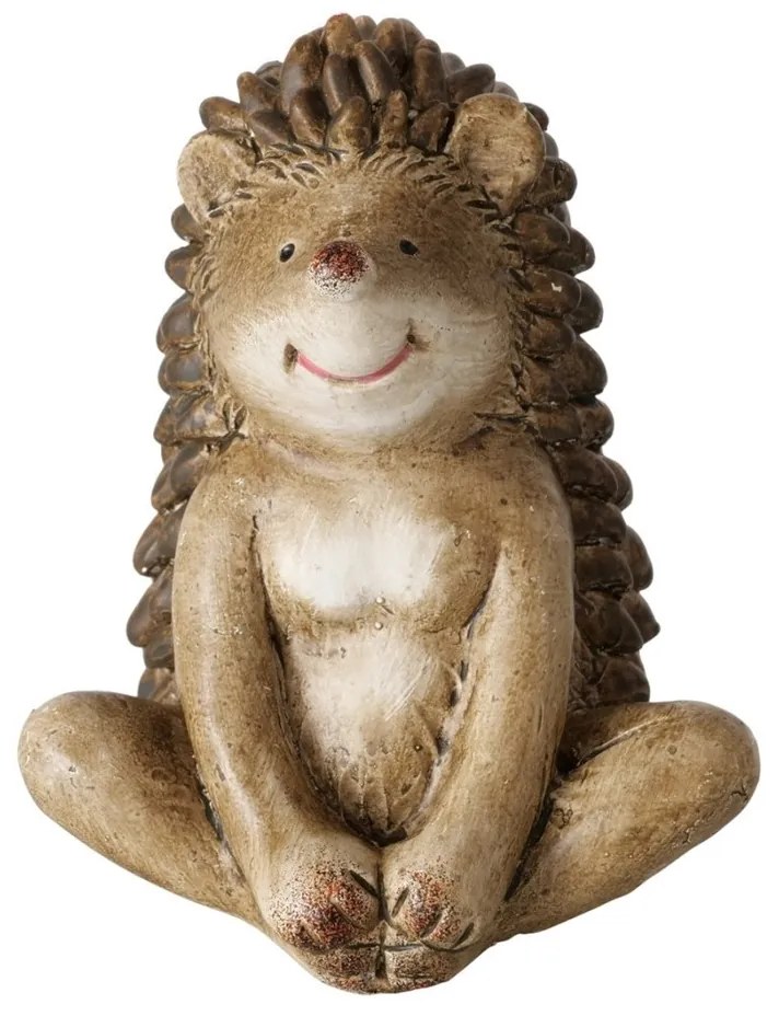 Zahradní figurka z polyresinu Hugy, sada 3ks, 8 cm, hnědá