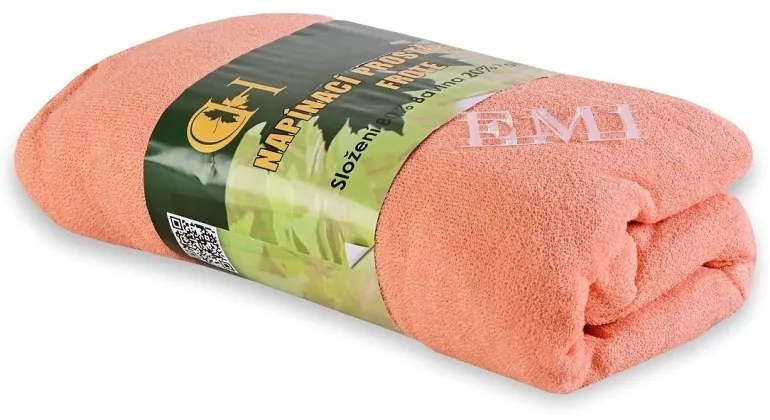 Plachta ložní meruňková froté EMI, Plachta 90x200