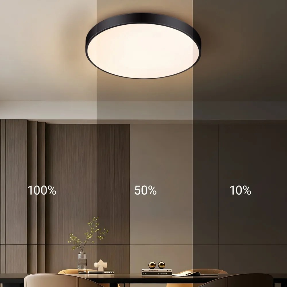 Immax NEO LITE SEMPLICI Smart strop svítidlo černé 40cm 36W 2736 lm Tuya WiFi  BEACON
