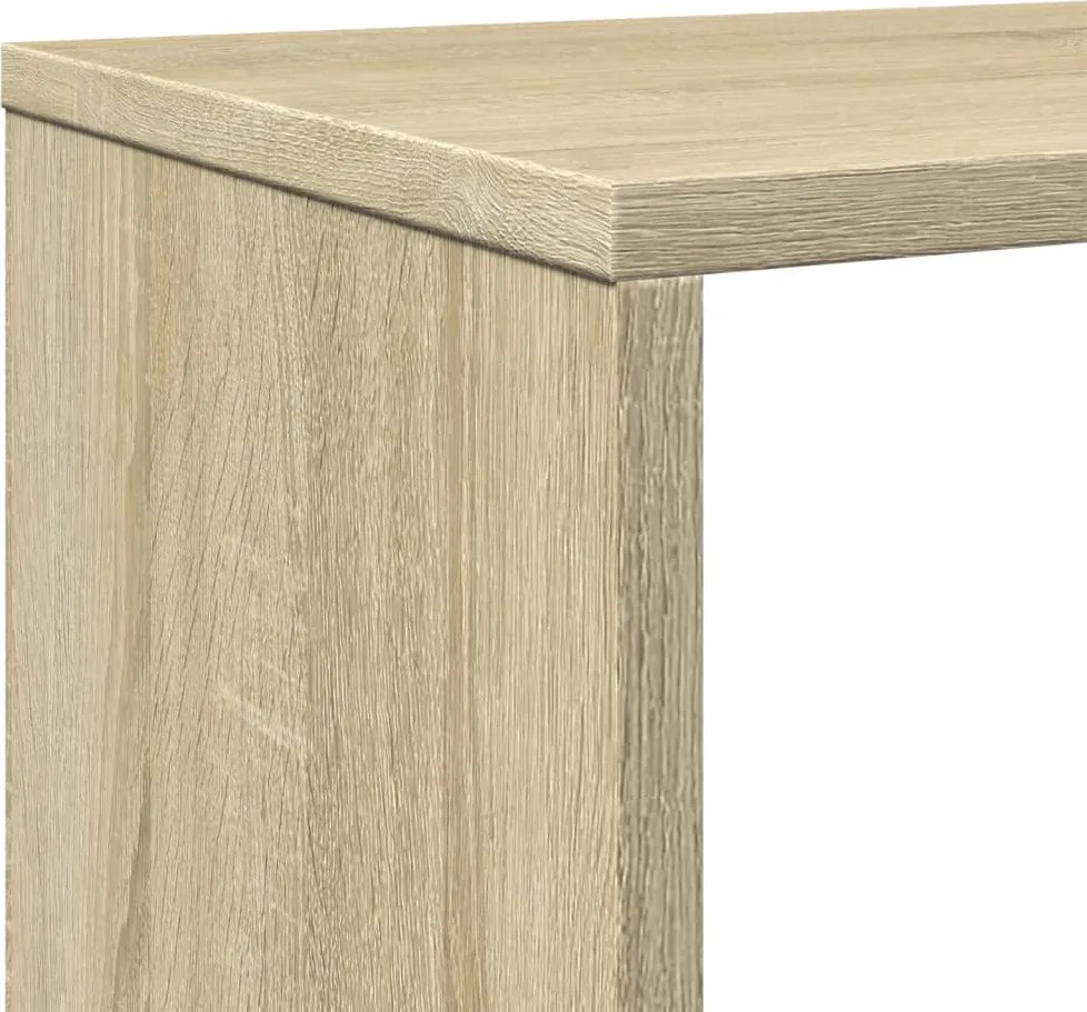 Knihovna dub sonoma 102 x 29 x 143 cm kompozitní dřevo 3310300