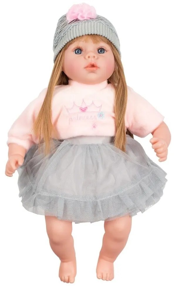 PLAYTO Česky mluvící a zpívající dětská panenka PlayTo Nina 46 cm