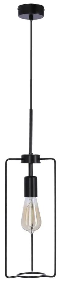 Černé kovové závěsné svítidlo ø 25 cm Cord – Candellux Lighting