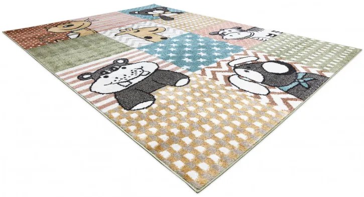 Dywany Łuszczów, Dětský kusový koberec Fun Pets multi, 240x330, vícebarevná, dětský pokoj