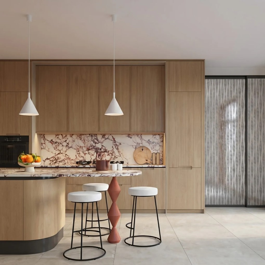 Sollux Lighting Závěsné svítidlo NOX 25 bílé