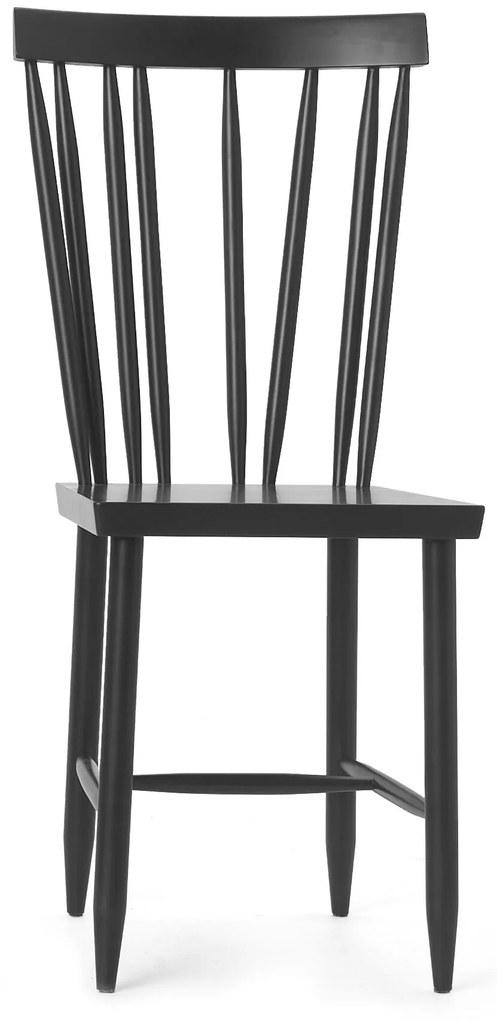 Židle Family dřevěná - černá / bílá varianta: no. 4 black