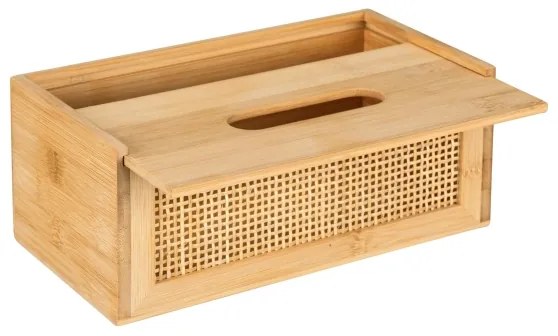 WENKO 25607100 - Box na kapesníky ALLEGRE 25x13 cm hnědá