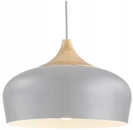 Toolight Samostatná závěsná stropní lampa Bari šedá
