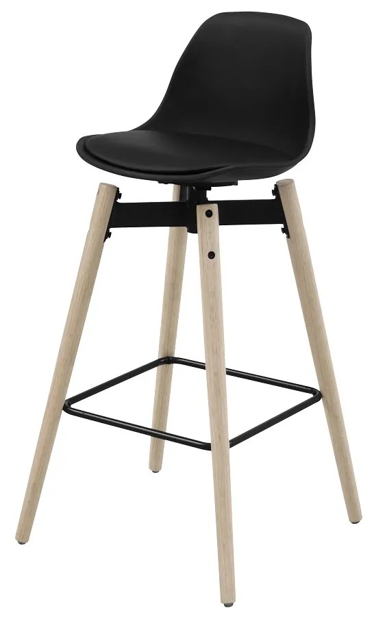 Designová barová židle Alter černá