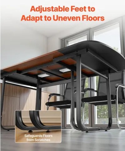 Konferenční stůl VEVOR, 6–8 osob – 1800 × 900 × 750 mm