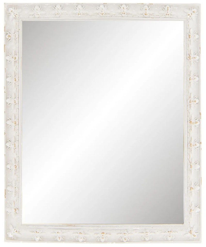 Nástěnné / stolní zrcadlo se včelkami a patinou -  23*2*28 cm
