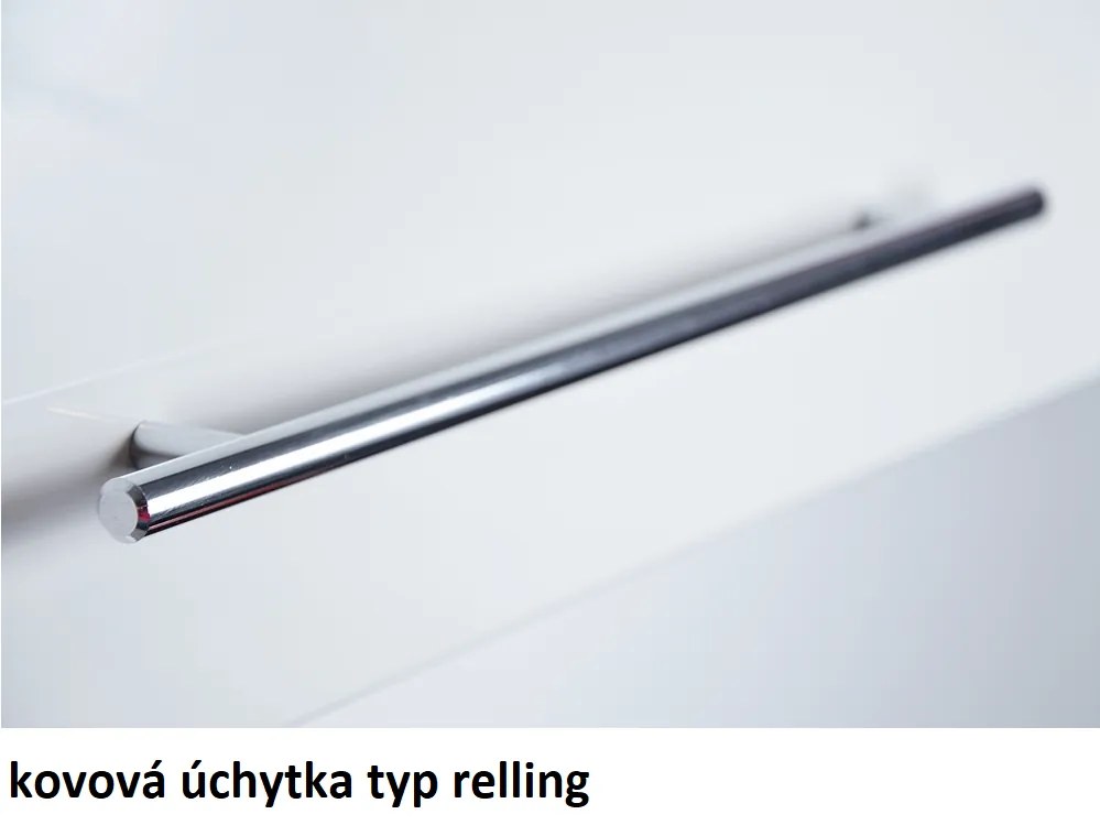 EXTOM Skříňka dolní rohová MALMO D13 U Korpus:: GREY, Dvířka:: ares black