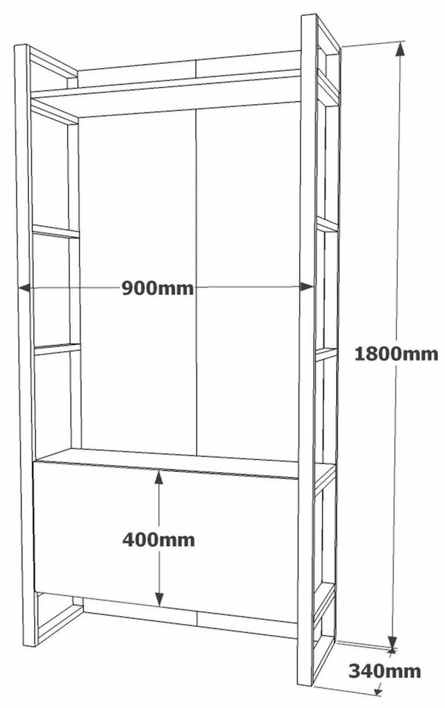 Předsíňová sestava Mea Atlantic Pine