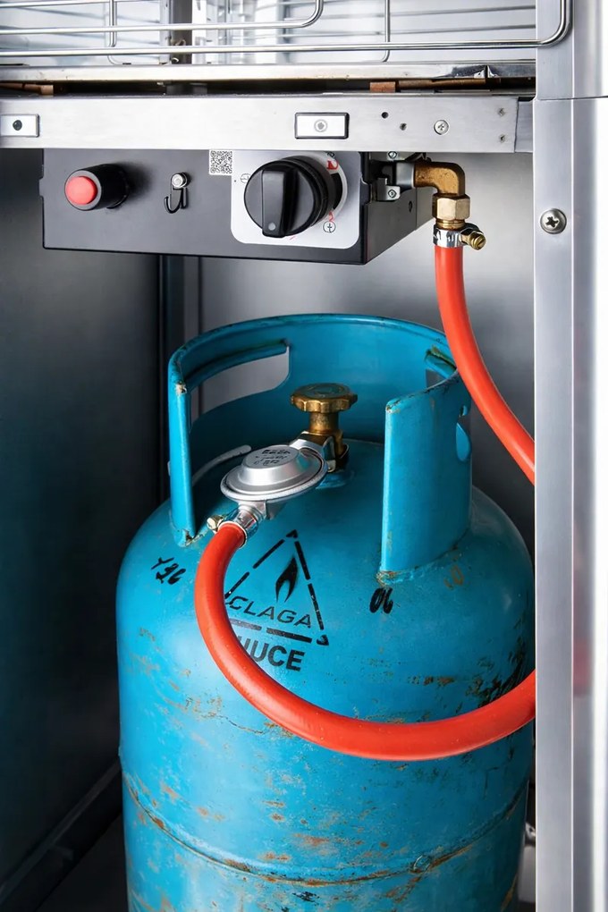 Zahradní plynové topidlo ETNA 13 kW – nerez