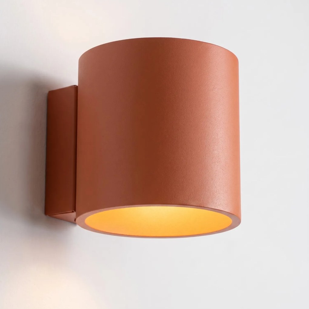 Sollux Lighting Nástěnné svítidlo ORBIS 1 okrově červené