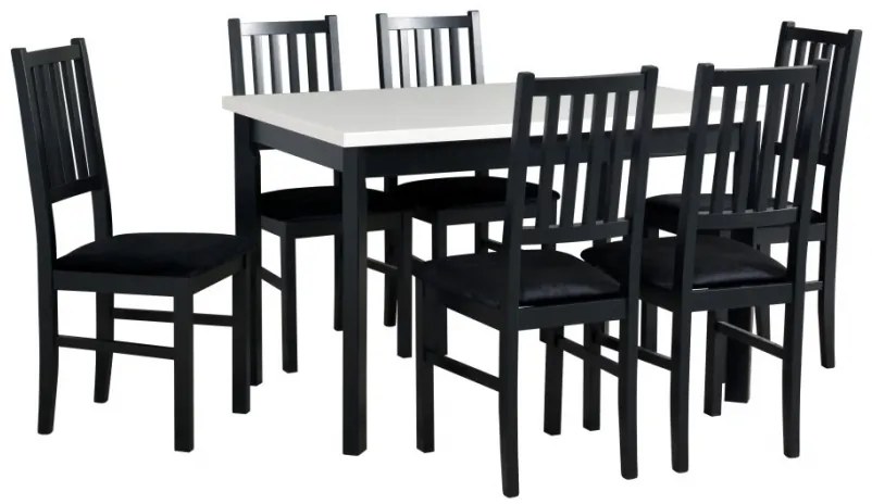 Drewmix jídelní židle NILO 7 + doprava zdarma dřevo: grafit, potahový materiál: látka