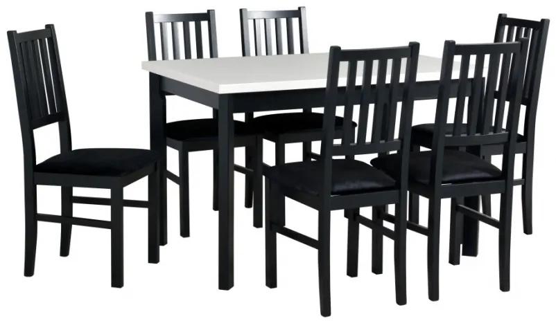 Drewmix jídelní židle NILO 7 + doprava zdarma dřevo: sonoma, potahový materiál: látka