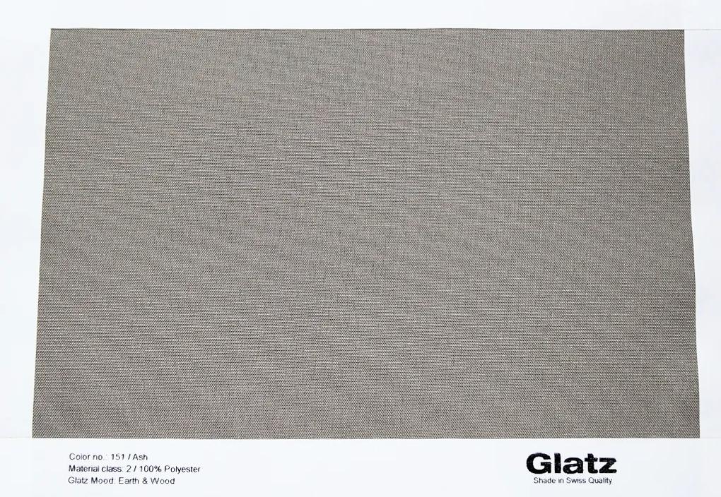 Slunečník GLATZ Alu-Push Easy 250 x 200 cm šedo-béžová (151)