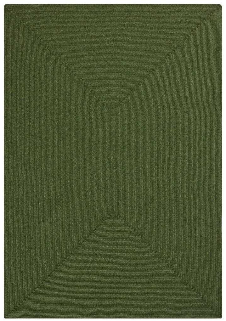 Hanse Home, Kusový koberec Braided 105554 Green – na ven i na doma, 200x290, zelená, chodba / předsíň
