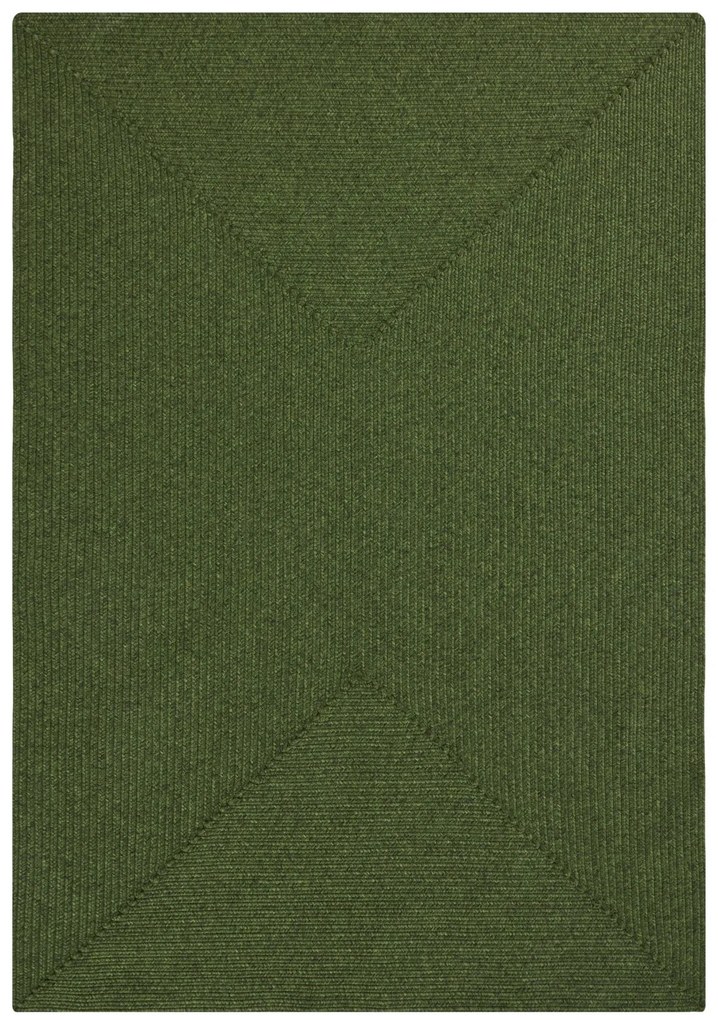 NORTHRUGS - Hanse Home koberce Kusový koberec Braided 105554 Green – na ven i na doma - 160x230 cm