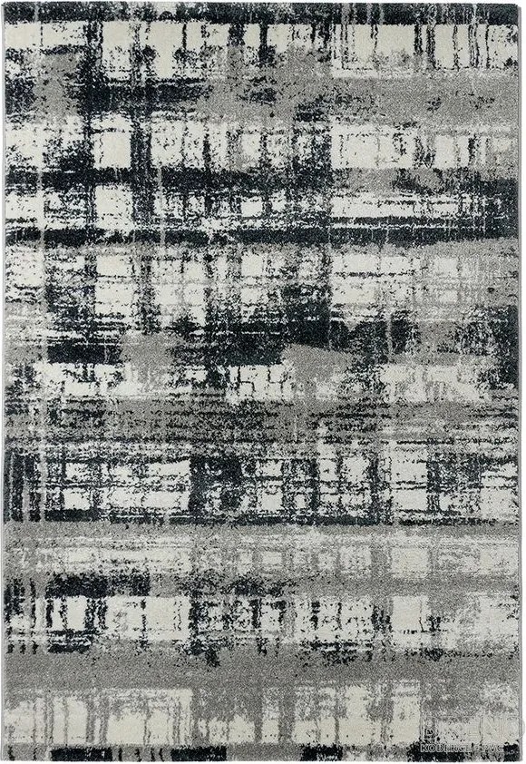Breno Kusový koberec BRONX 548 grey, 120x170 cm, Vícebarevné/Šedá