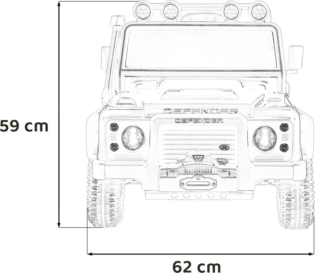 Ramiz Vozidlo Land Rover Defender 110 SVX Concept růžové