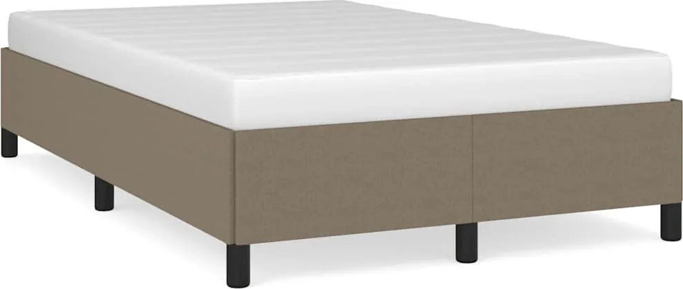 Rám postele bez matrací taupe 120x190 cm textil 3269635