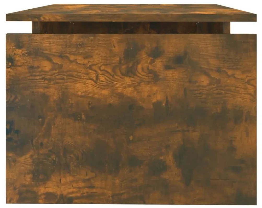 Konferenční stolek kouřový dub 68 x 50 x 38 cm kompozitní dřevo - Default Title