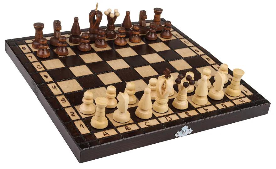 Dřevobox Dřevěné šachy malé 31 x 31 cm