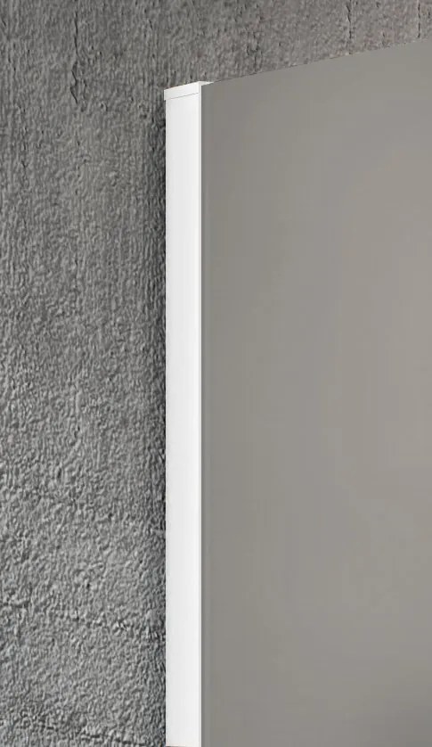 Gelco VARIO WHITE jednodílná zástěna k instalaci ke stěně, čiré sklo, 1200 mm GX1212GX1015