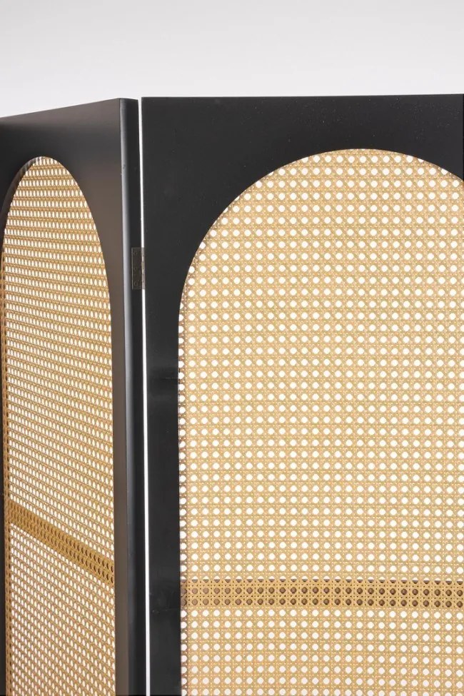 BIZZOTTO Designový paraván JOSINE černý 150x180cm 0748613