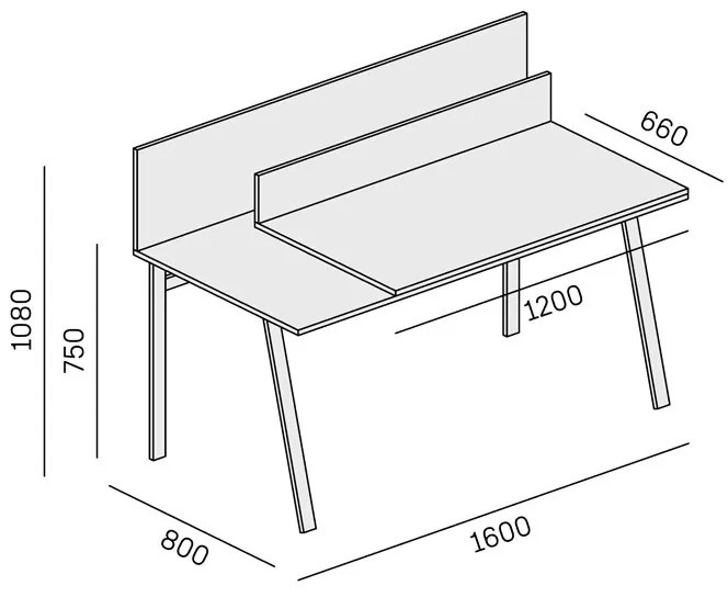 PLAN Kancelářský pracovní stůl SINGLE LAYERS, posuvná vrchní deska, s přepážkami, bílá / šedá
