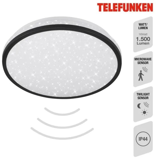 Telefunken 318305TF - LED Koupelnové stropní svítidlo LED/16W/230V pr. 28 cm