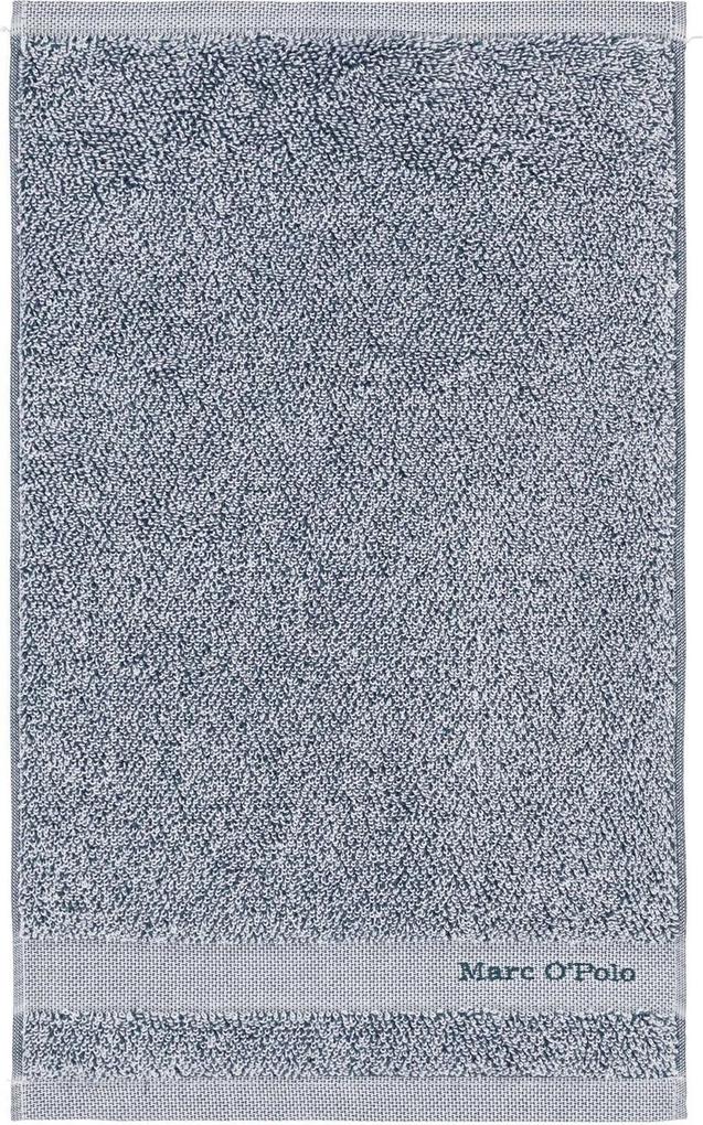 Ručník Melange 30 x 50 cm tyrkysově-stříbrný