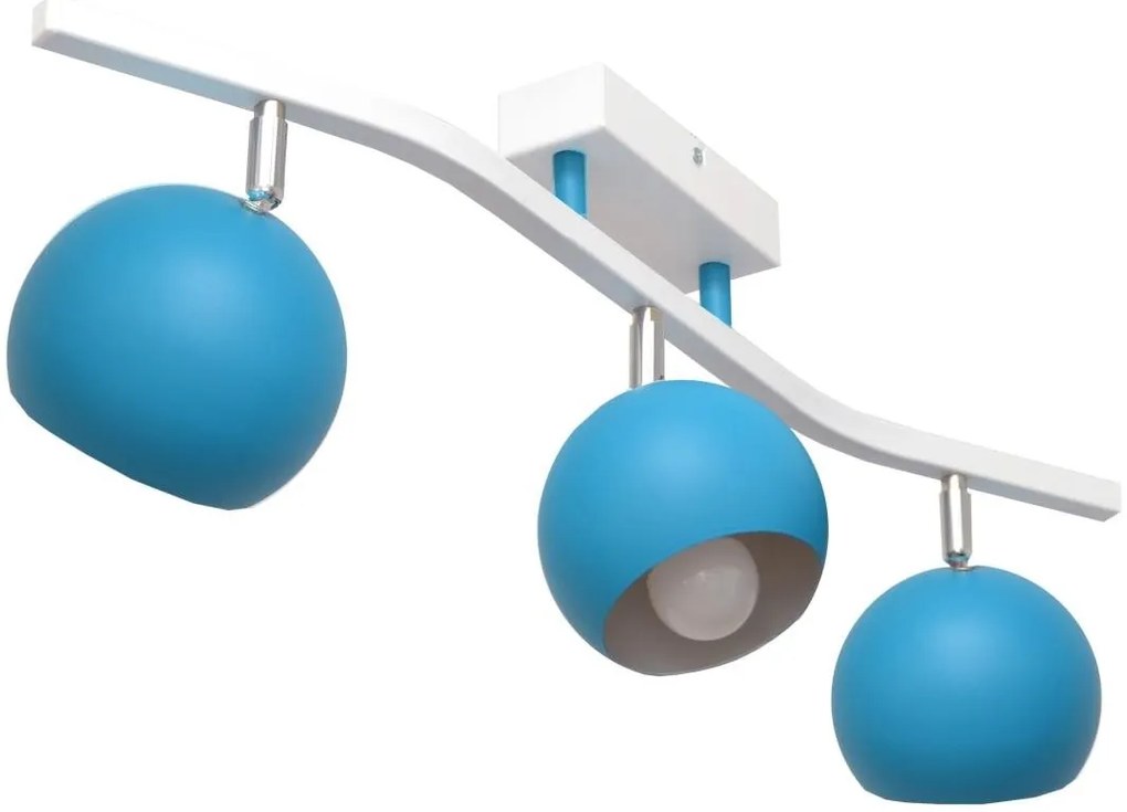 Bodové osvětlení bodové svítidlo morris 3xe27/60w/230v tyrkysová